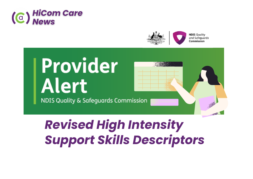 Revised High Intensity Support Skills Descriptors