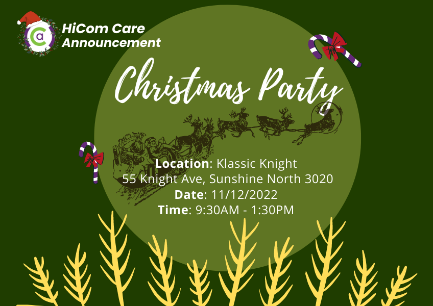 Christmas Party: Reminder